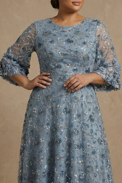 ZAPAKA Women Sparkly Twilight Plus Size Mother of the Bride Dress ...