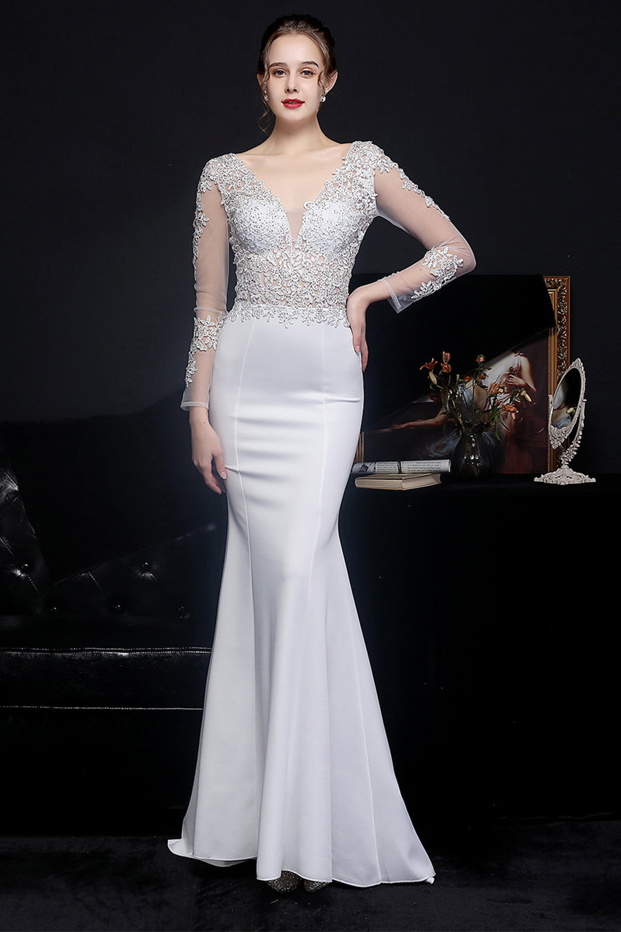 Best Selling White Lace Dresses for Semi Formal Party & Wedding – ZAPAKA